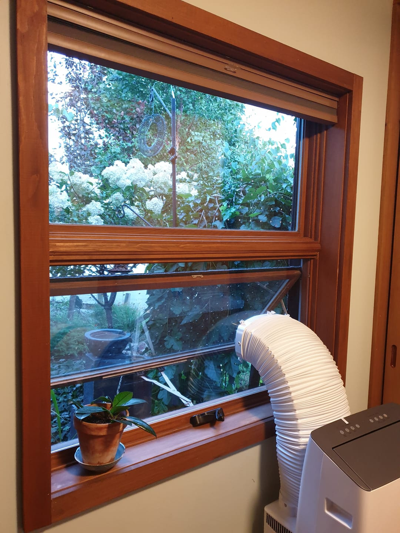 Custom Portable AC Vent Kit for Awning & Basement Windows — Martinson ...